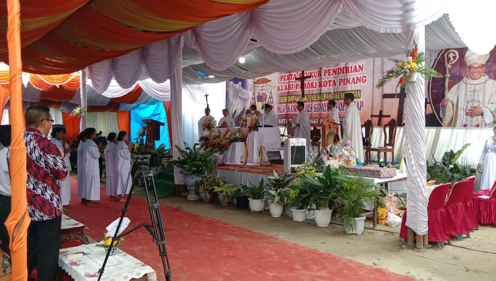 Peresmian Kuasi Paroki Kota Pinang - Keuskupan Agung Medan